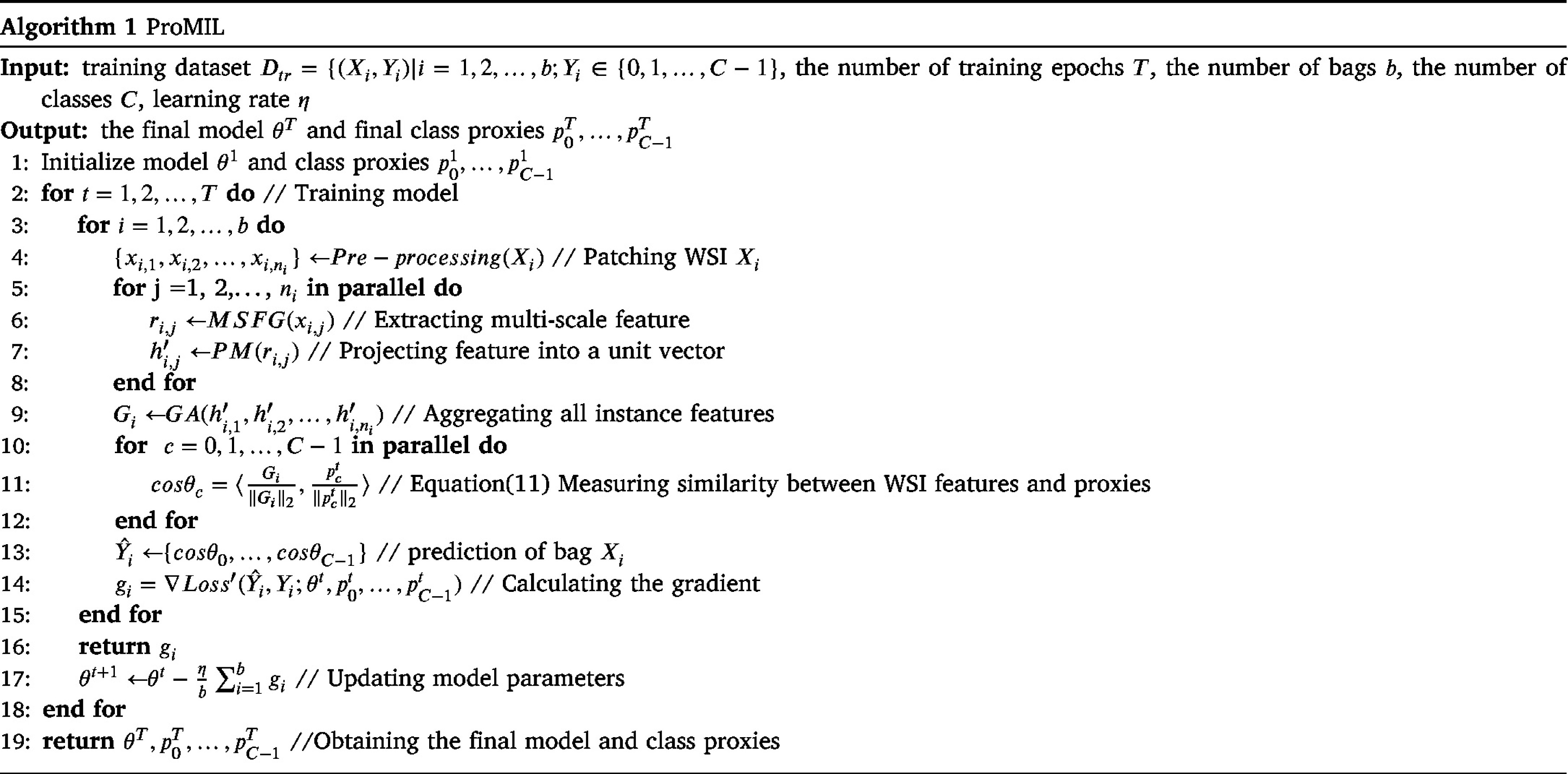 [ESWA 2023] ProMIL: A weakly supervised multiple instance learning for whole slide image ...
